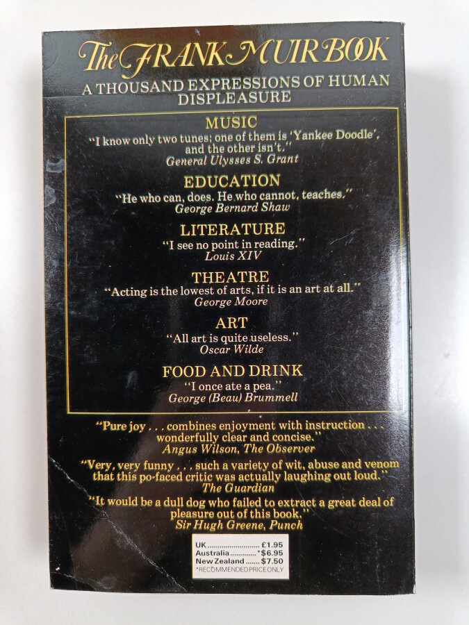 Frank Muir : The Frank Muir Book - An Irreverent Companio... - Huuto ...