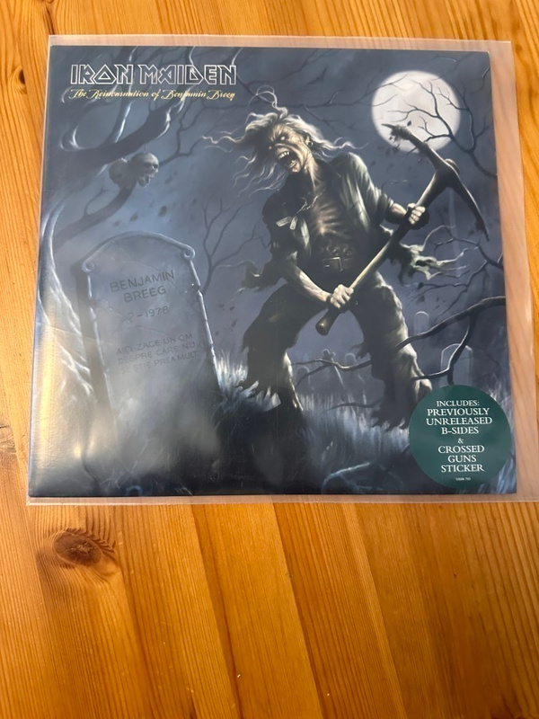 IRON MAIDEN The Reincarnation Of Benjamin Breeg 10” - Huuto.net