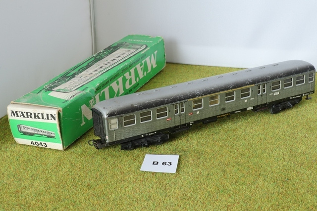 #B63 Märklin 4043 henkilövaunu + laatikko | Huuto.net