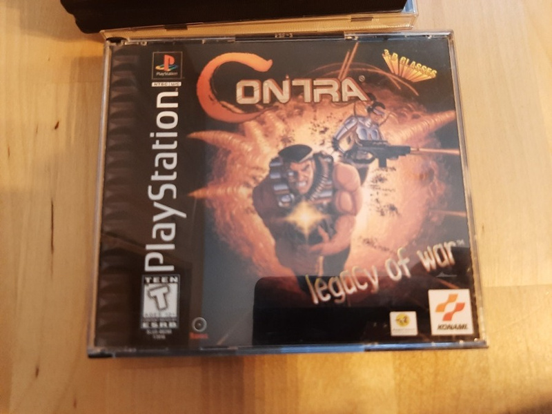 PS1 Contra Legacy of War + kotelo + ohjeet, USA versio - Huuto.net