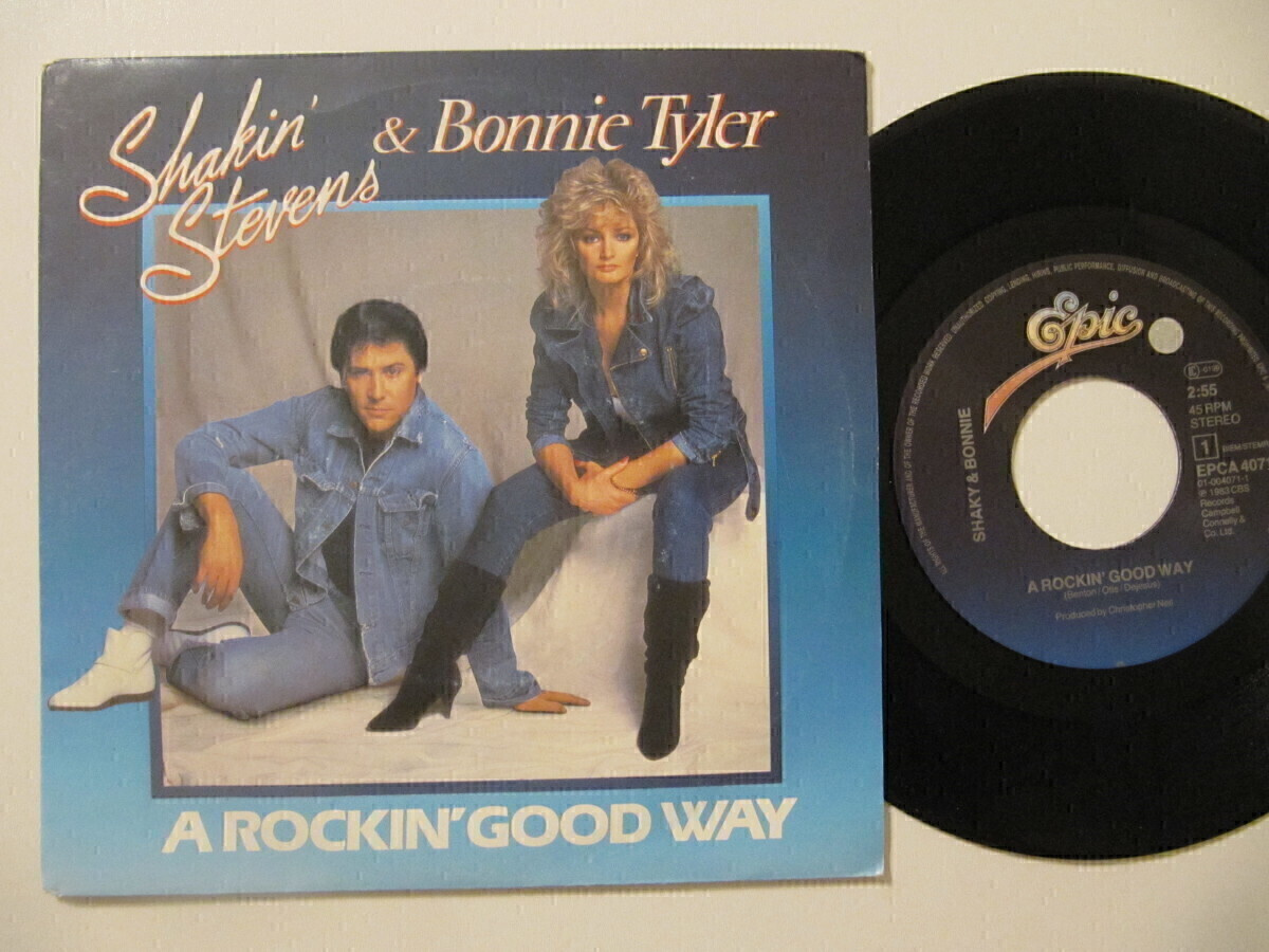 Shakin' Stevens & Bonnie Tyler A Rockin' Good Way 7" sinkku - Huuto.net
