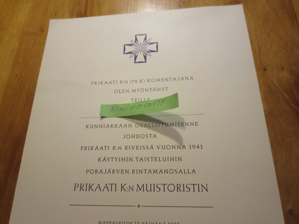 Prikaati K Ristin Myöntökirja - Huuto.net
