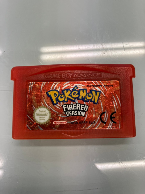 Pokemon FireRed Version GBA - Huuto.net
