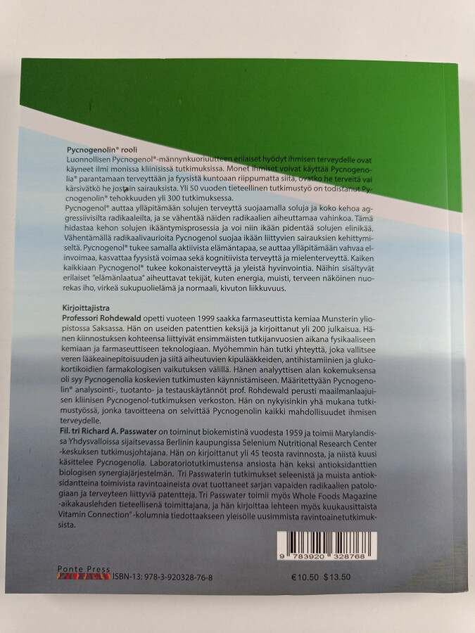 Richard A. Passwater ym. : Ilmiömäinen Pycnogenol : Ainut... - Huuto ...