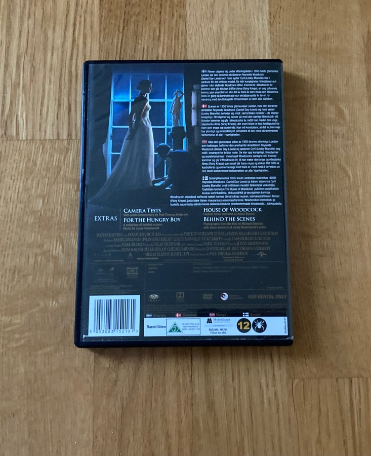 Paul Thomas Anderson - Phantom Thread dvd - Huuto.net | Huuto.net