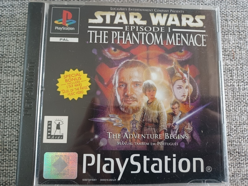 PS1 - Star Wars Episode I The Phantom Menace ( CIB ) - Huuto.net
