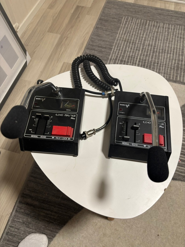 2x sadelta echo master plus pöytämikrofoni - Huuto.net