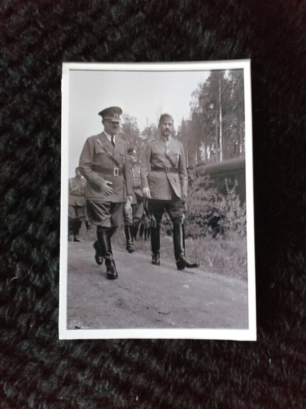 MANNERHEIM HITLER postikortti 9,50cm x 13,50cm - Huuto.net