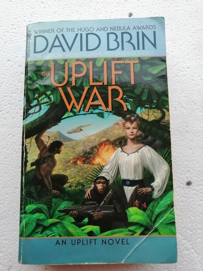 Brin, David: Uplift book 3: Uplift War, the | Huuto.net