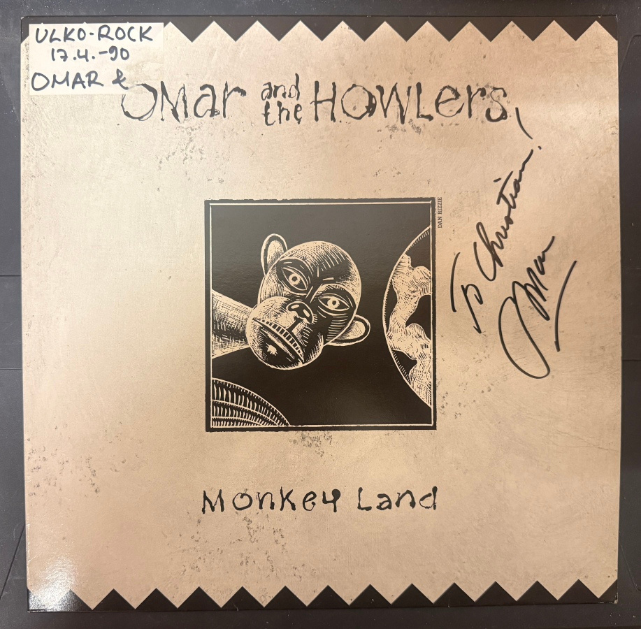 OMAR & THE HOWLERS: Monkey Land (LP + Omarin nimmari) - Huuto.net