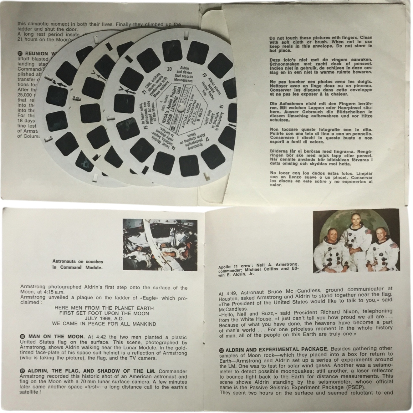 View-Master Moon Landing 1969 – NASA Apollo 11 | Huuto.net
