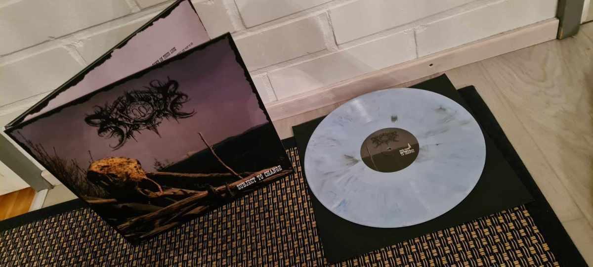 Xasthur Subject to Change Gatefold Blue marbled vinyl - Huuto.net