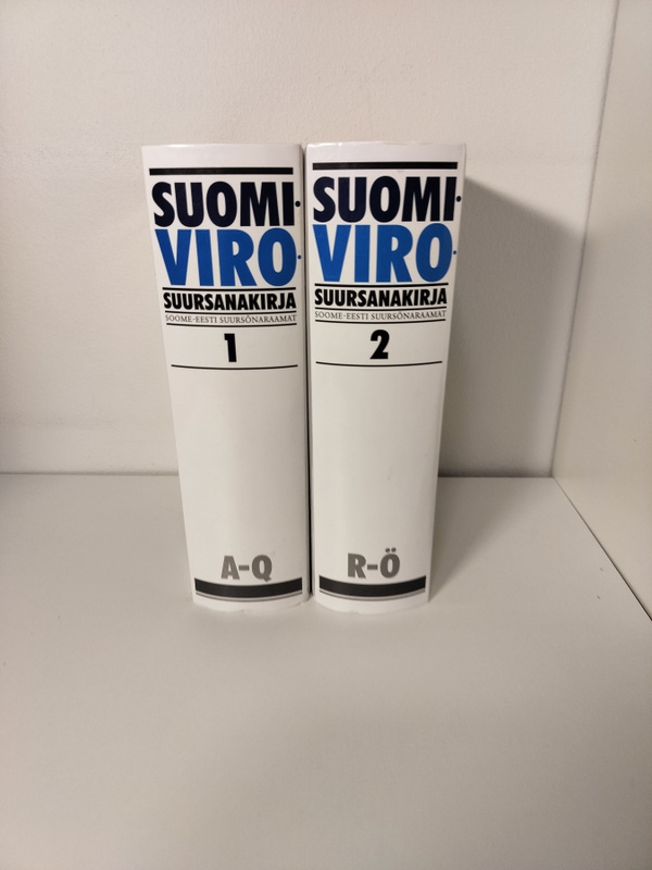 Suomi-Viro suursanakirja 1-2 Soome-Eesti suursönaraamat - Huuto.net