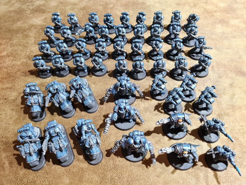 Warhammer 40K - Space Marines (Alpha Legion) (53 kpl) - Huuto.net
