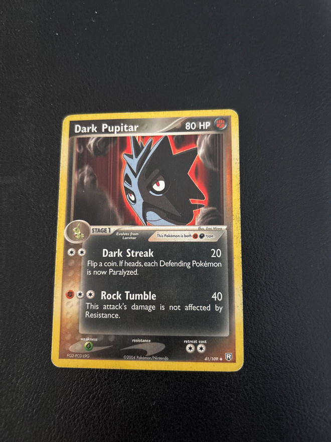 Dark Pupitar 41/109 EX Team Rocket Returns - Huuto.net