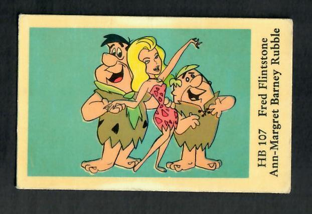 Keräilykuva - Fred, Ann-Margret Barney Rubble HB 107 - Huuto.net ...
