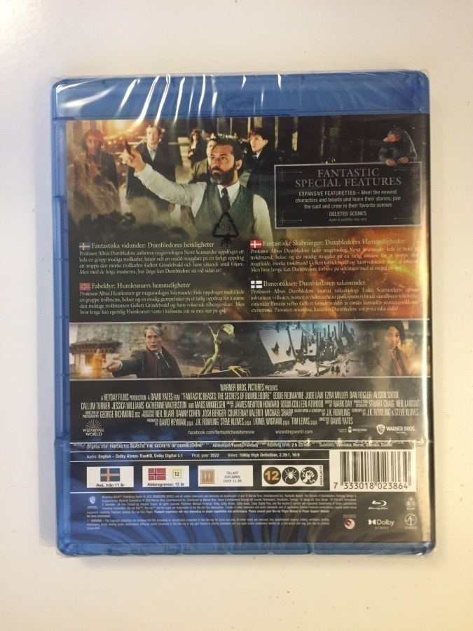 Ihmeotukset: Dumbledoren salaisuudet (Blu-ray) 2022 (UUSI) | Huuto.net