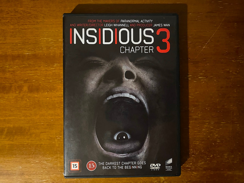 Insidious Chapter 3 DVD - Huuto.net